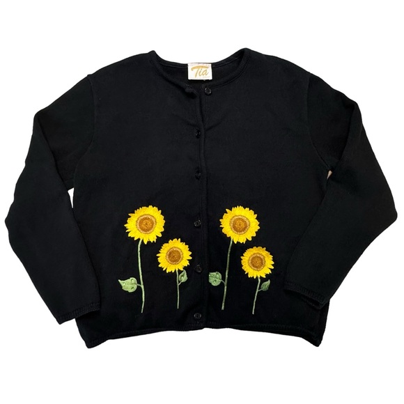 Tia Designs | Sweaters | Tia Designs Womens Black 0 Cotton Made In Usa ...